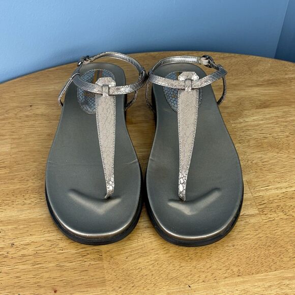 Sam Edelman | Shoes | Sam Edelman Naomi Womens Thong Sandals Pewter ...